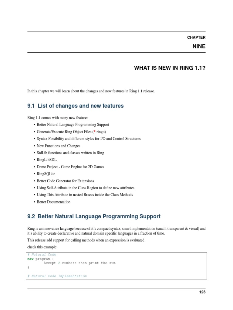 The Ring Programming Language Version 1.6 Book - Part 16 of 189 | PDF ...