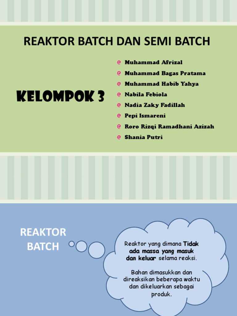Reaktor Batch | PDF | Griya & Taman | Teknologi & Rekayasa