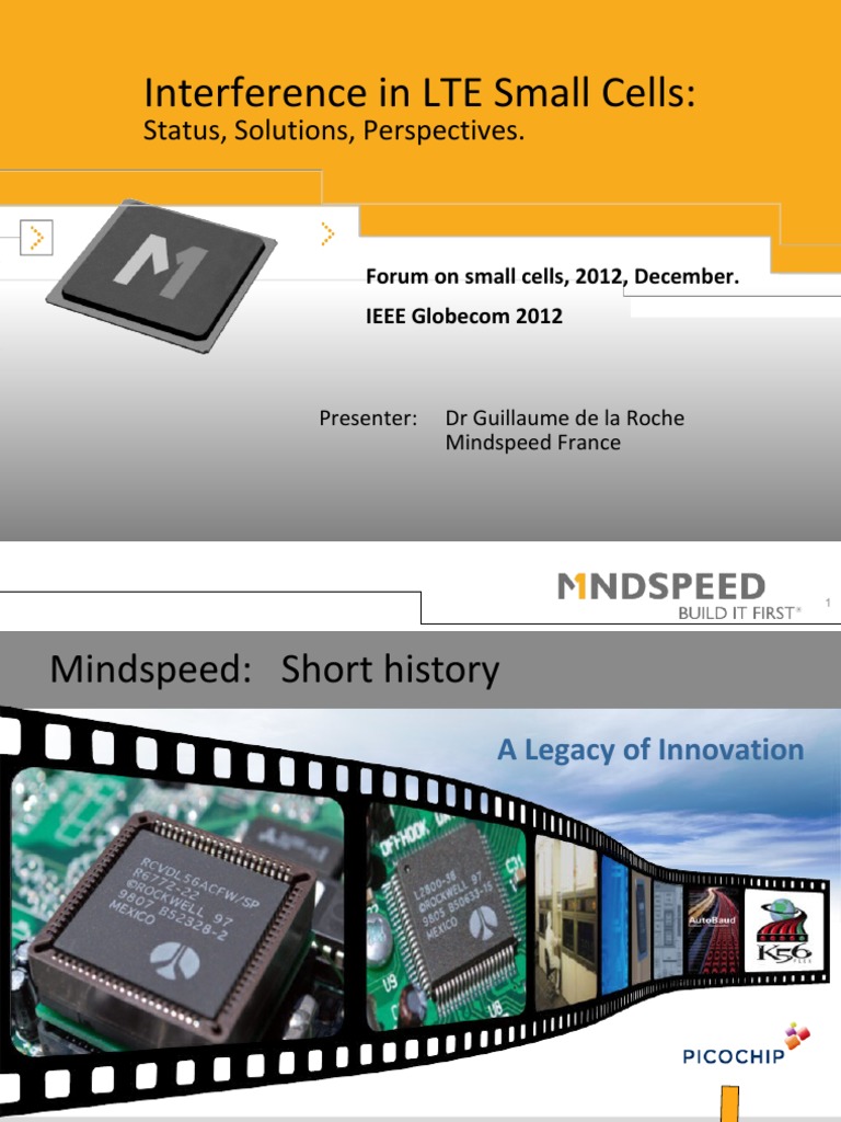 Interference in Lte Small Cells | PDF | Cellular Network | Mobile Technology