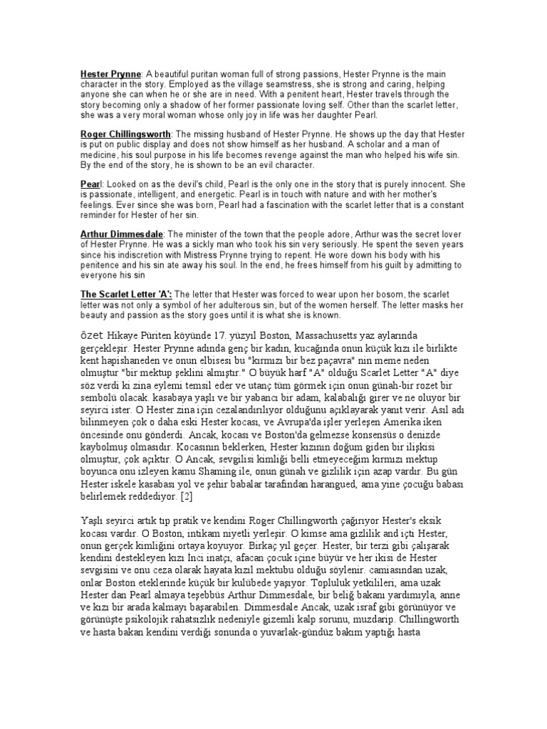 Scarlet Letter | PDF | Mystery, Thriller & Crime Fiction