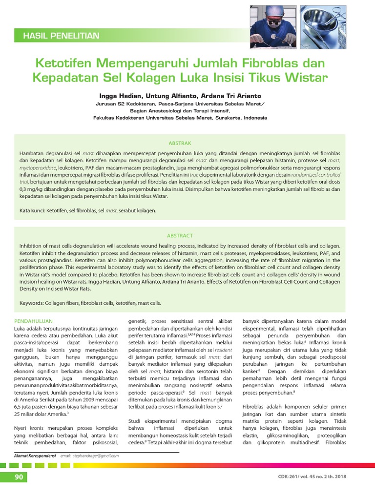 06 - 261ketotifen Mempengaruhi Jumlah Fibroblas Dan Kepadatan Sel ...