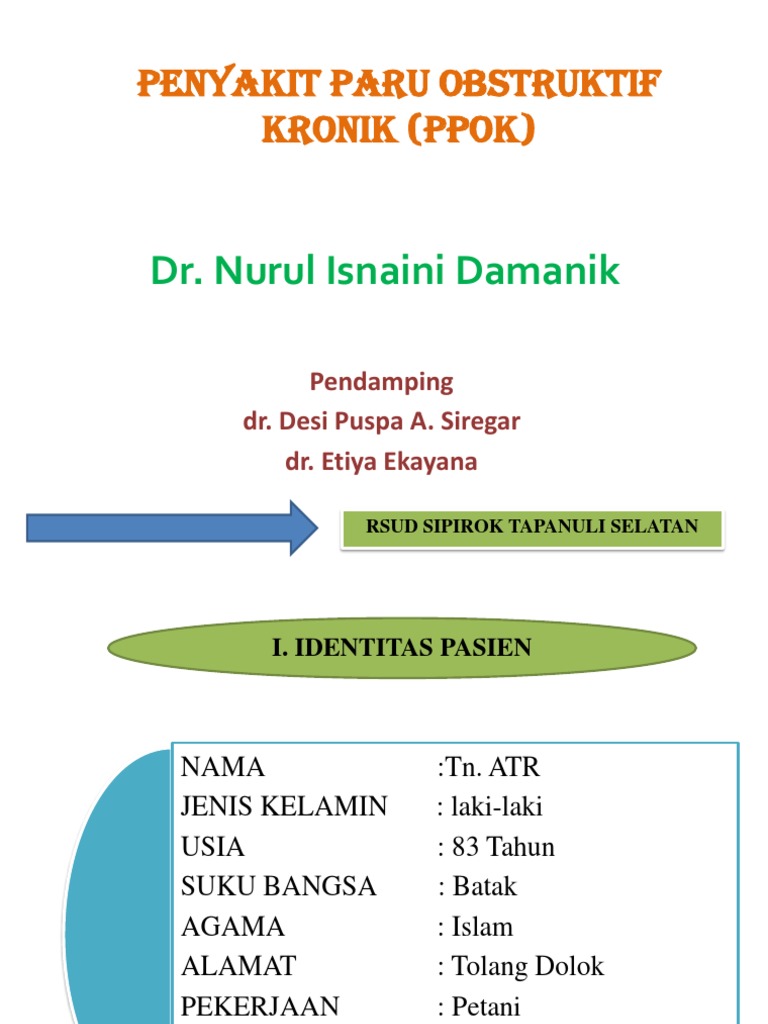 Penyakit Paru Obstruktif Kronik (PPOK) Lapkas | PDF