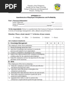 HR Practices Questionnaire | PDF | Performance Appraisal | Human ...
