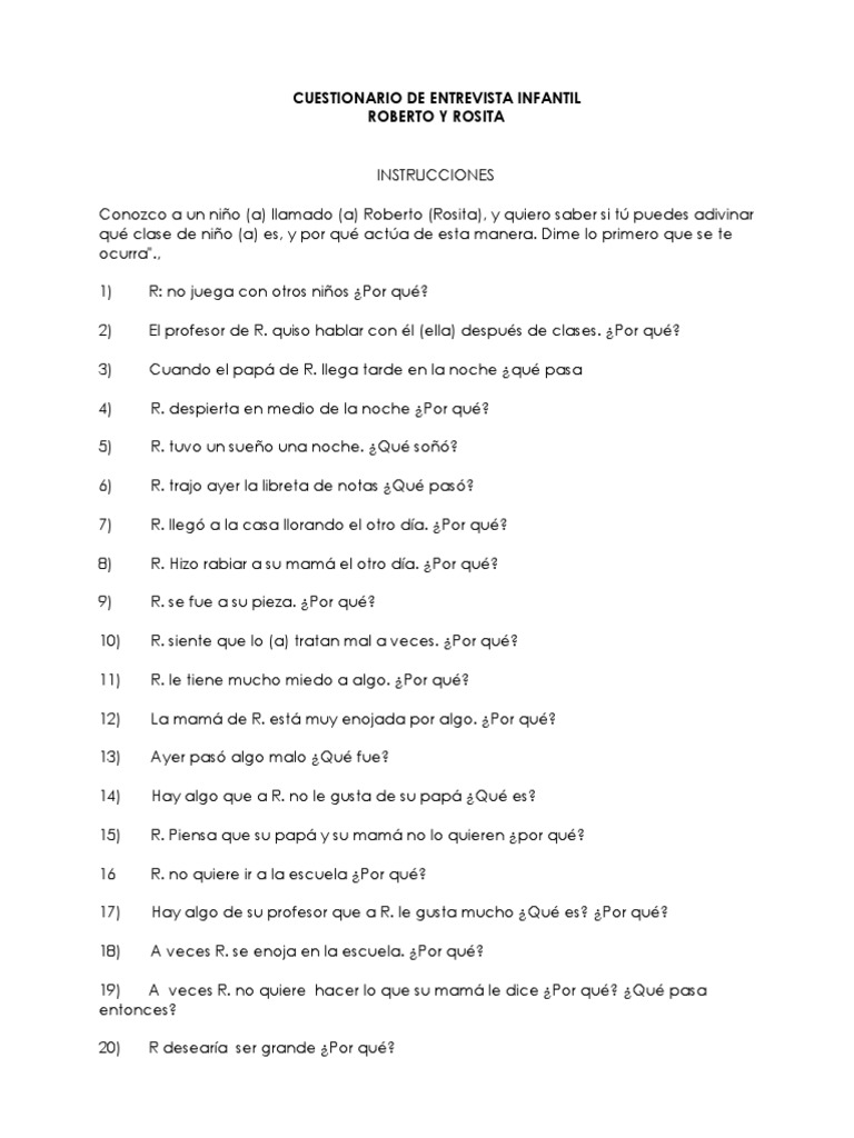 Roberto y Rosita | PDF | Ocio