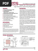 Features: Lt1375/Lt1376 1.5A, 500Khz Step-Down Switching Regulators | PDF | Amplifier | Inductor