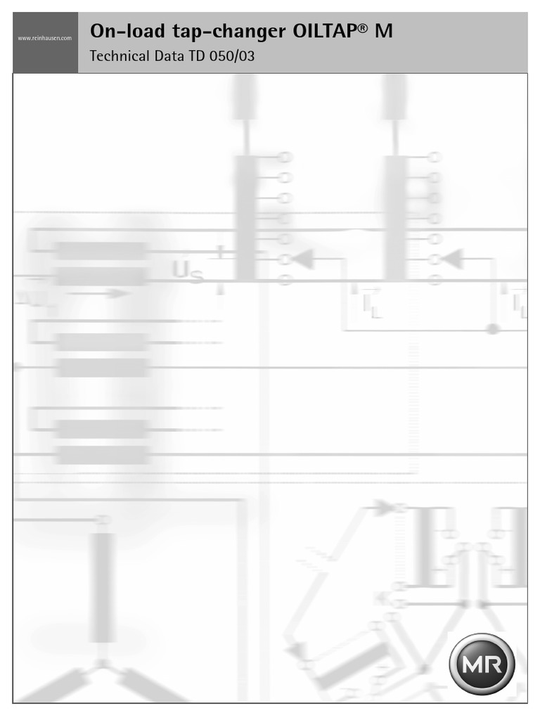 050 03 en Technical Data OILTAP M | PDF | Transformer | Switch