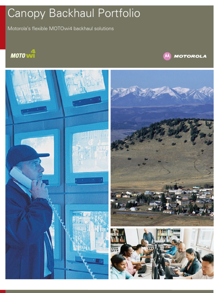 Canopy Backhaul Portfolio: Motorola'S Flexible Motowi4 Backhaul ...