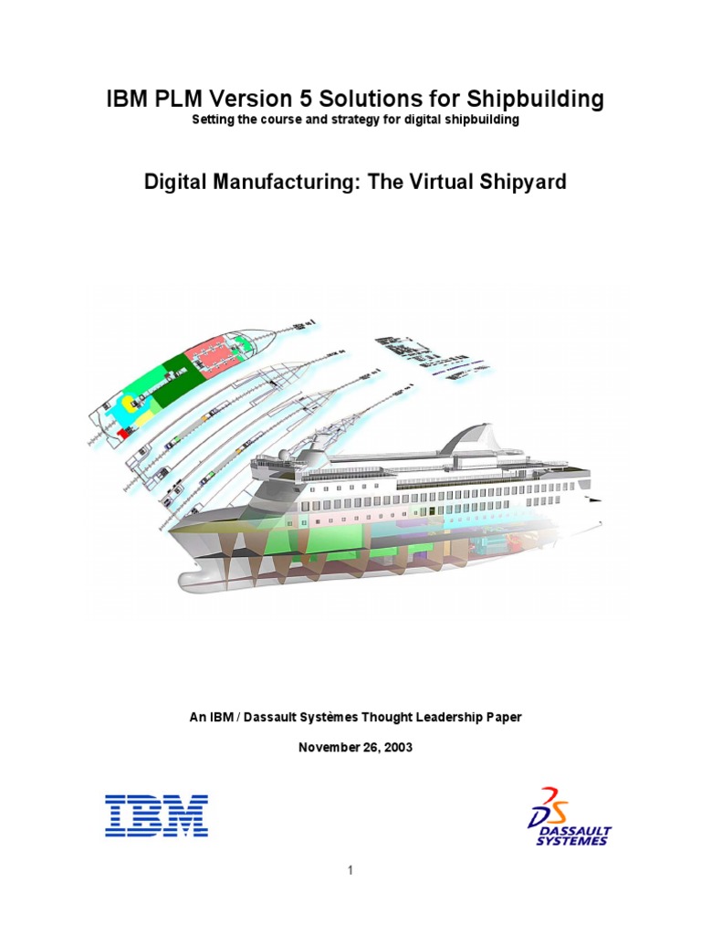 IBM PLM Version 5 Solutions For Shipbuilding: Digital Manufacturing ...