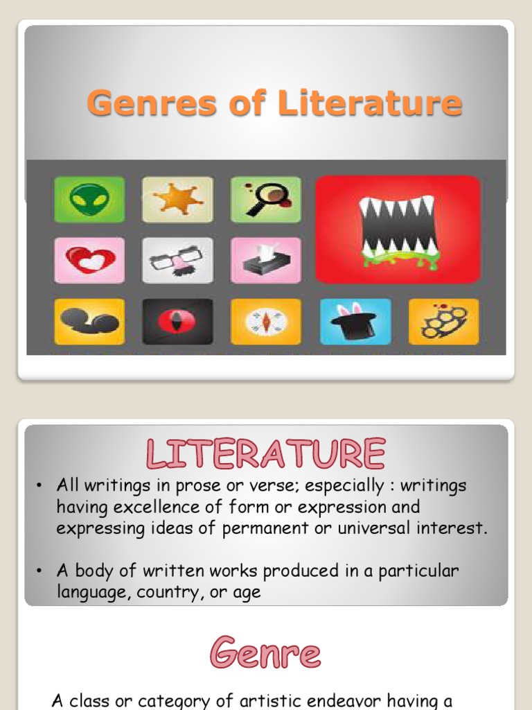 Literary Genres Ppt | Non Fiction | Poetry | Free 30-day Trial | Scribd