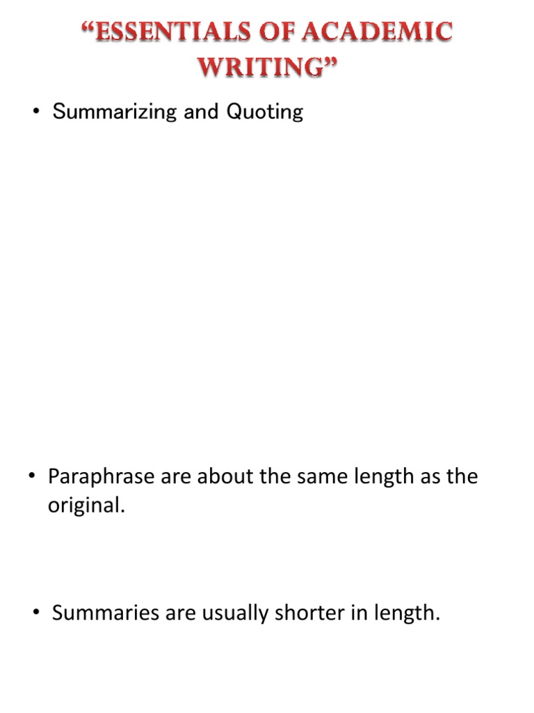 Summarizing and Quoting Techniques | PDF | Sic | Quotation Mark