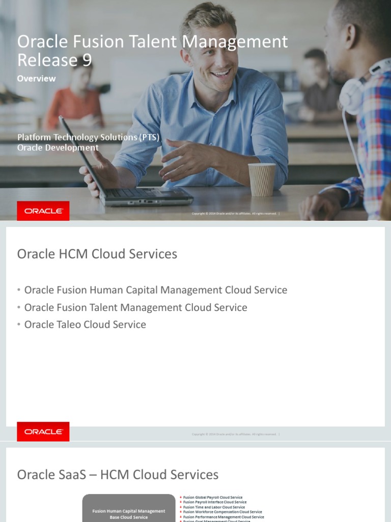 Oracle Fusion Talent Management Release 9: Platform Technology Solutions (PTS) Oracle ...