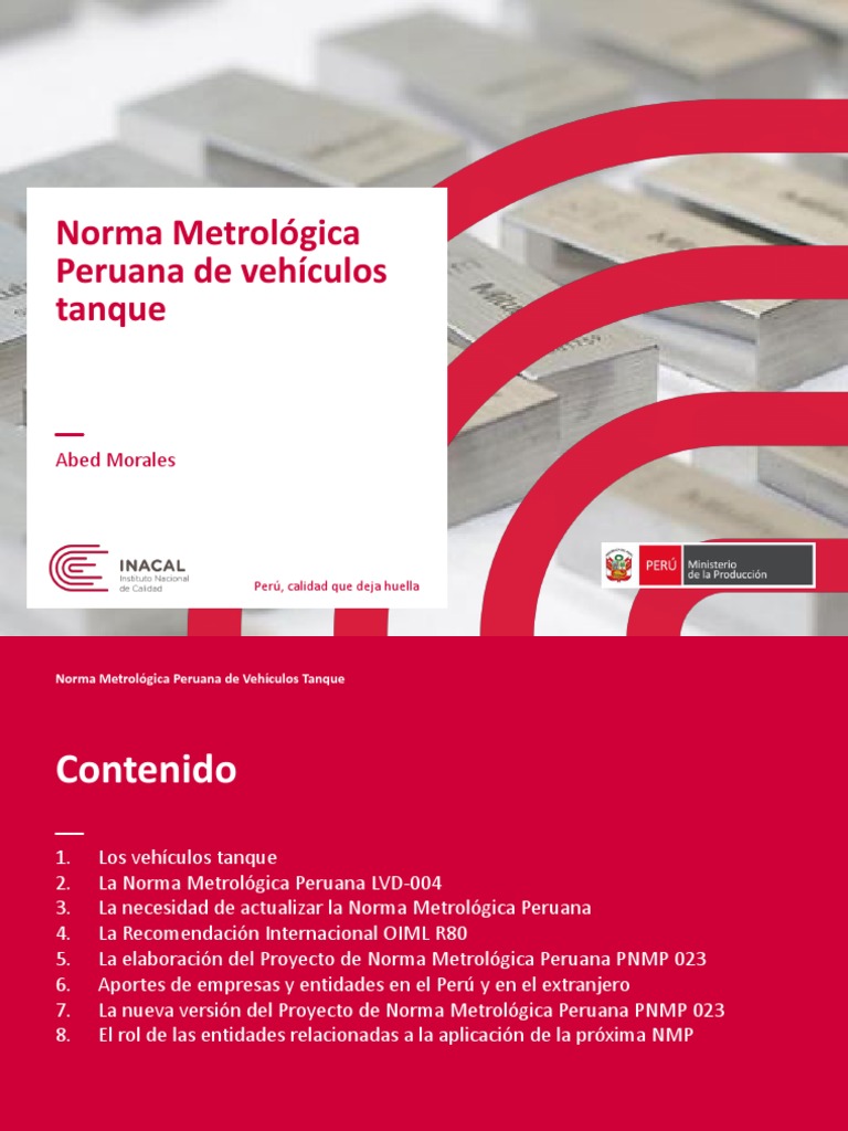 17 PNMP de Vehículos Tanque | PDF | Metrología | Tanques