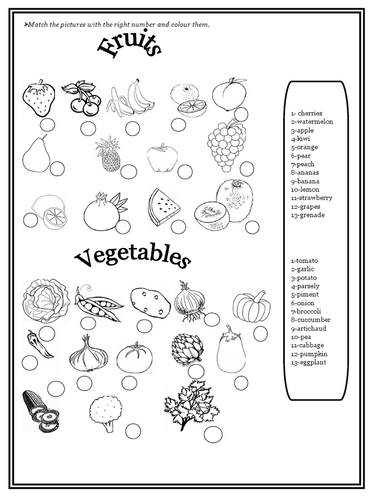 Fruits and Vegetables | PDF
