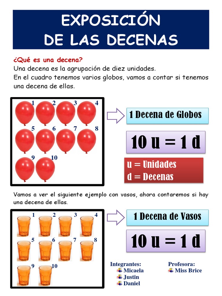 Qué Es Una Decena | PDF