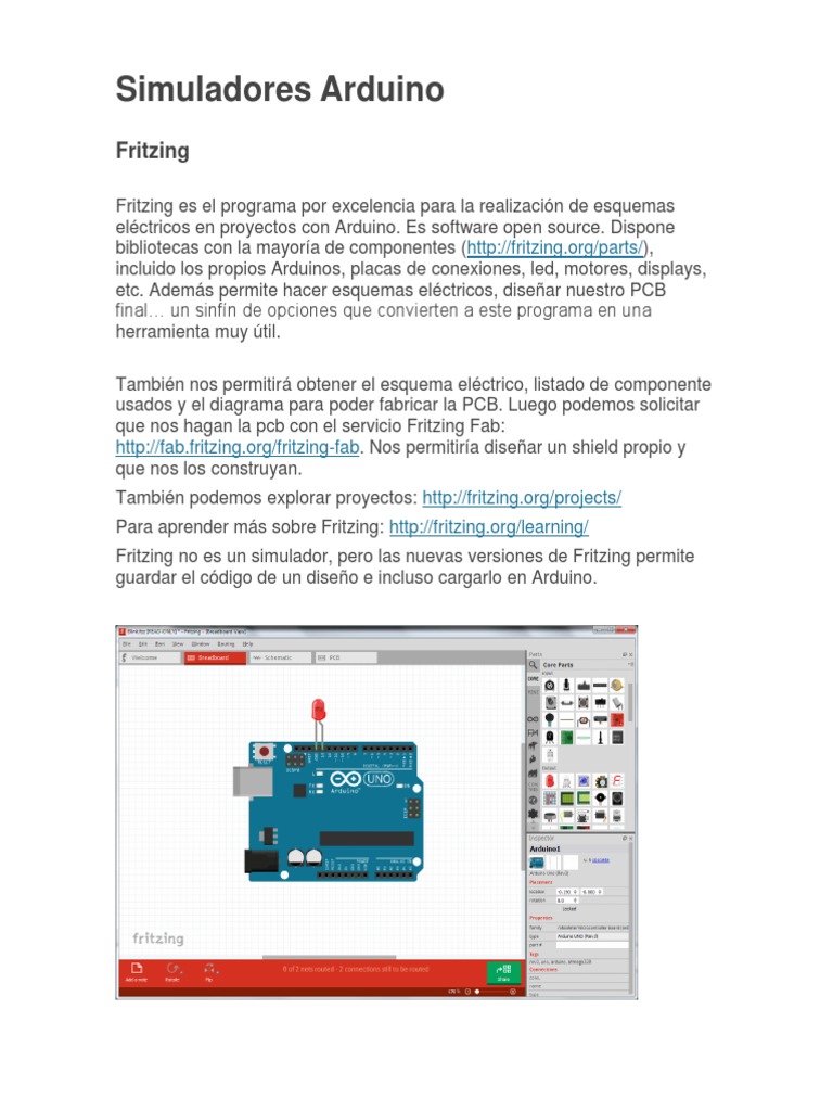 Simuladores Arduino | PDF | Arduino | Internet de las Cosas