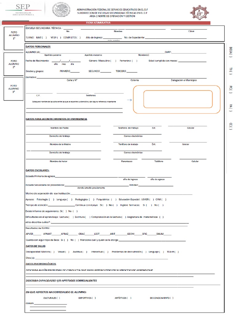 Ficha Acumulativa | PDF