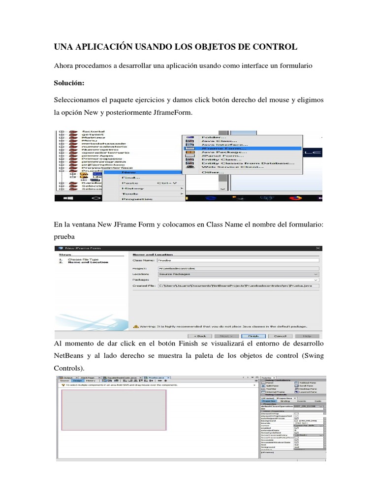 Inform Controles de Java | PDF | Tabla (base de datos) | Objeto (informática)