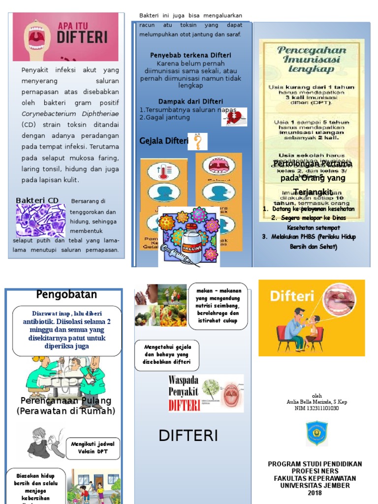 Leaflet Difteri | PDF