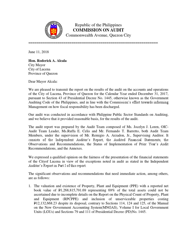 Republic of The Philippines Commonwealth Avenue, Quezon City | PDF ...