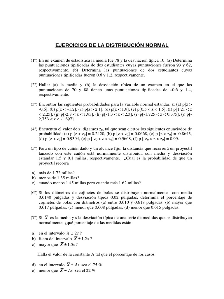 Ejercicios UT4 C | PDF | Probabilidad | Desviación Estándar