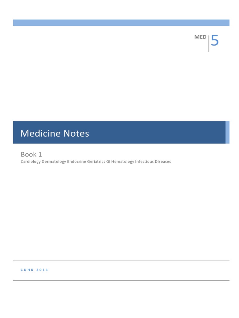 James Notes - Volume 1 EDITED | PDF | Myocardial Infarction | Heart