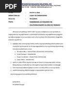 Sample - Notice To Explain Tagalog | PDF