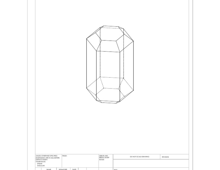 Revision Do Not Scale Drawing Finish: Break Sharp Edges Debur and ...