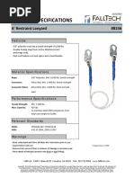 Anclaje Falltech Movil 3' Modelo 7336 | PDF | Technology & Engineering