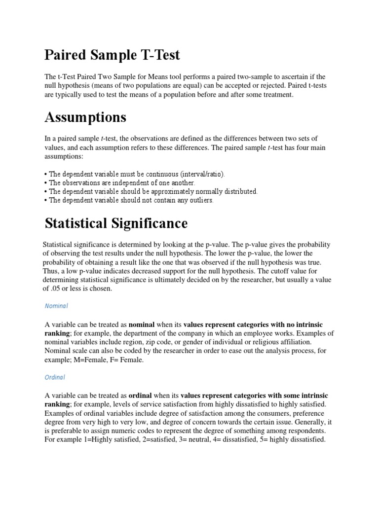 Comparing Test Scores Before and After a Teaching Intervention: An ...