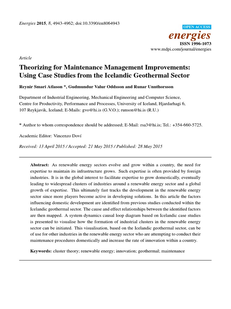 Maintenance Theory | PDF | Fossil Fuels | Outsourcing