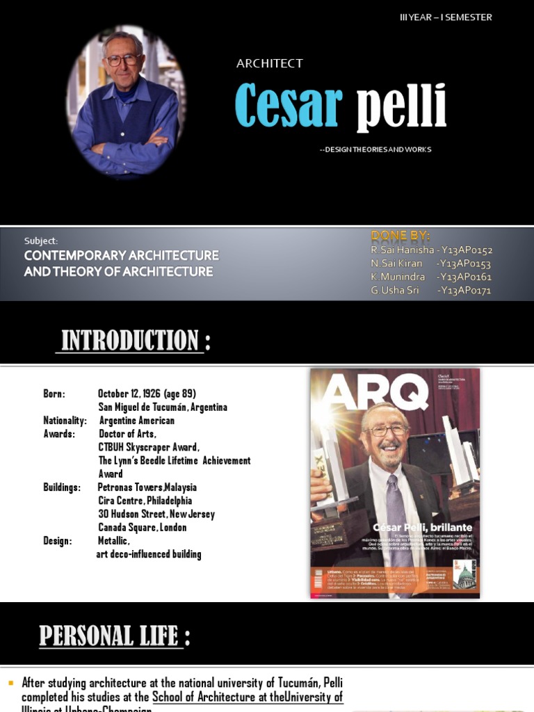 Cesar Pelli | PDF | Design | Nature