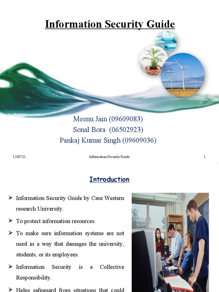 Information Security Guide Pdf Information Science Information