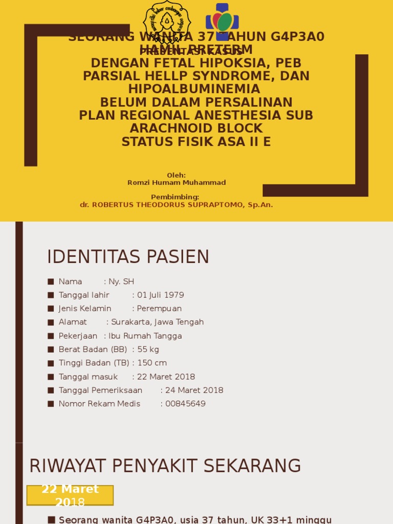 Presentasi Kasus PEB | PDF
