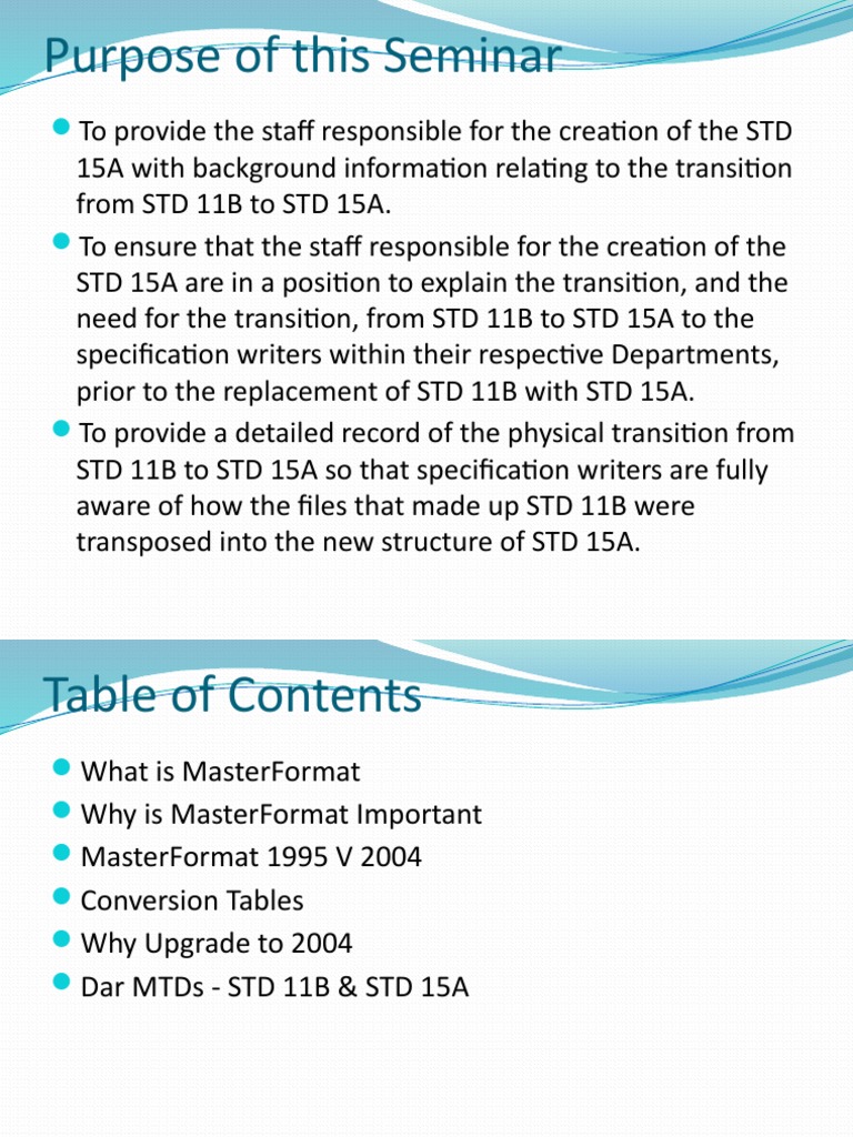 Master Format | PDF | Specification (Technical Standard) | Engineering