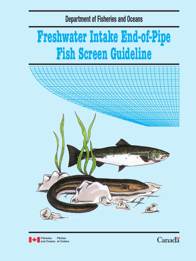 Freshwater Intake End-of-Pipe Fish Screen Guideline: Department of ...