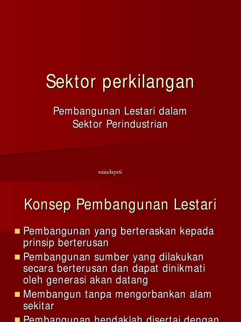 Sektor Perkilangan | PDF