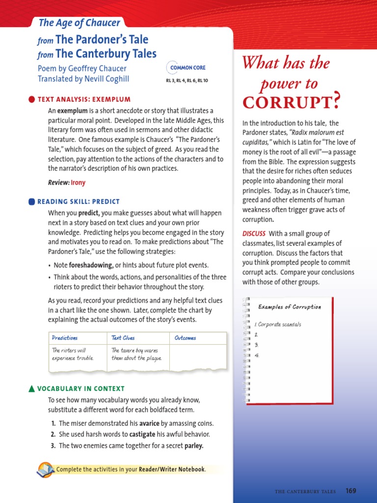 Pardoner's Tale | PDF | Irony | Seven Deadly Sins