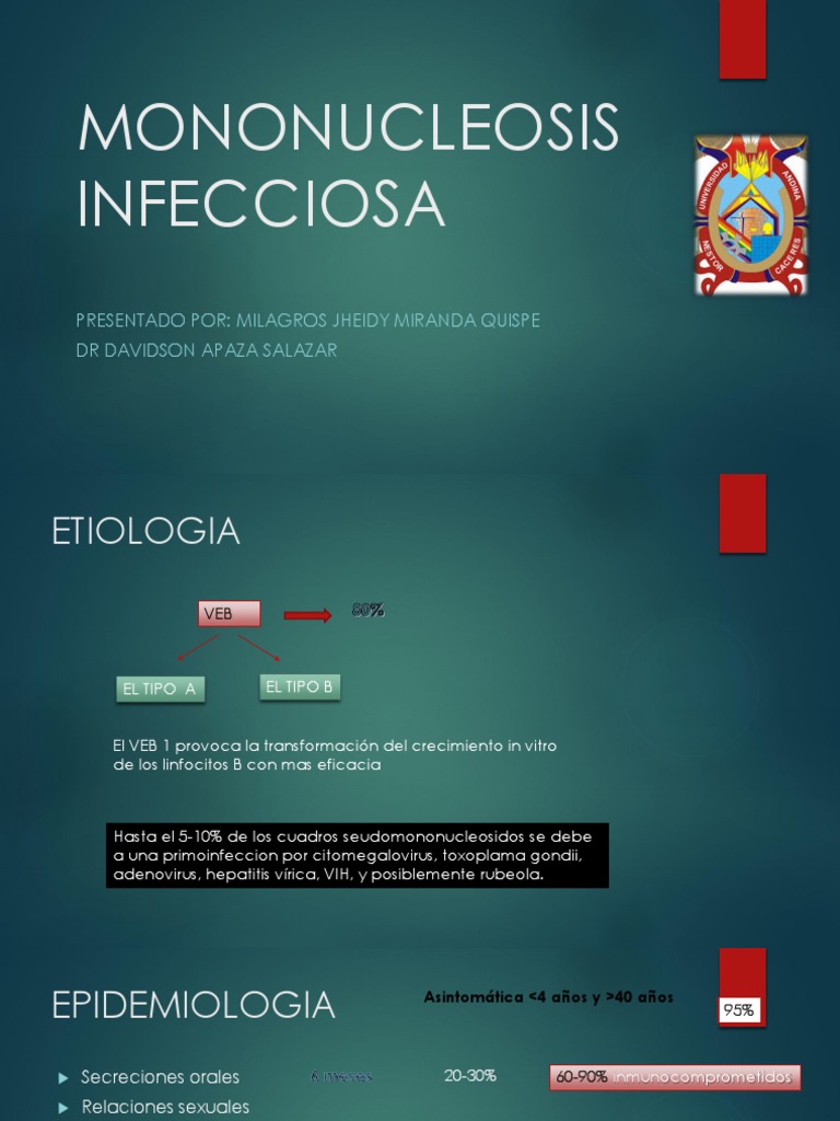 Mononucleosis Infecciosa | PDF | Virus | Anticuerpo