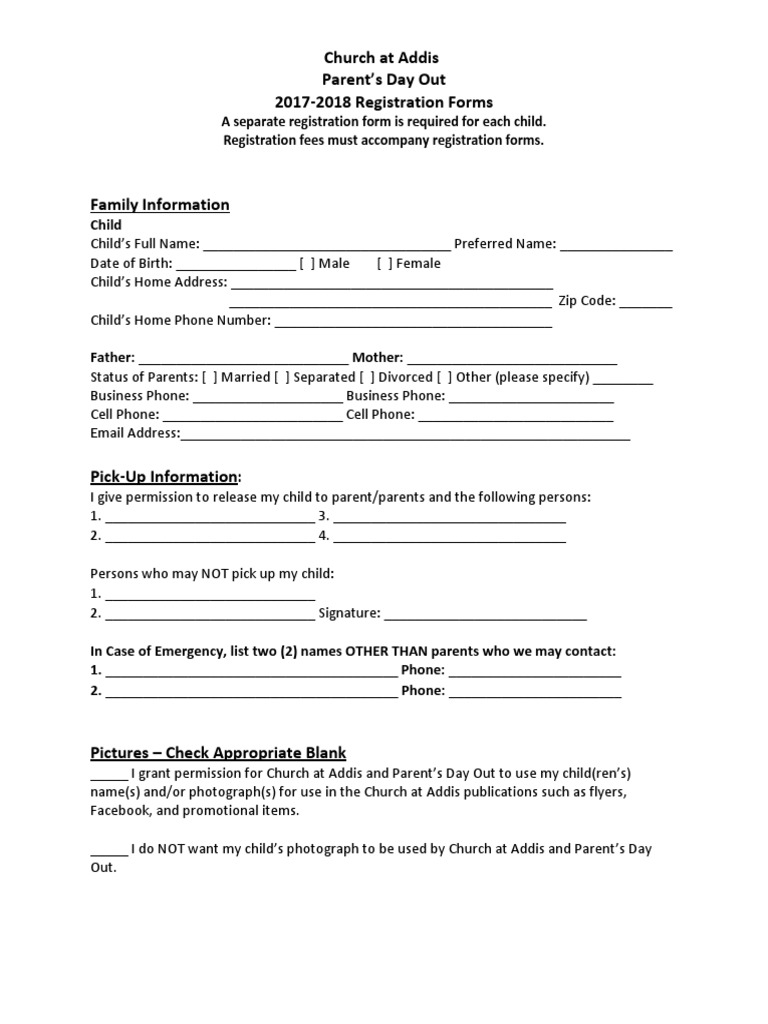 Registration Form For PDO's 2018 | PDF | Tuition Payments | Fee
