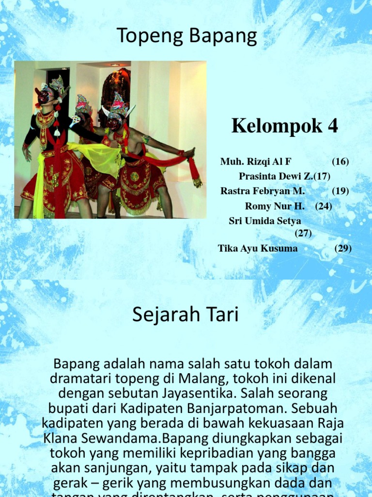 Topeng Bapang | PDF