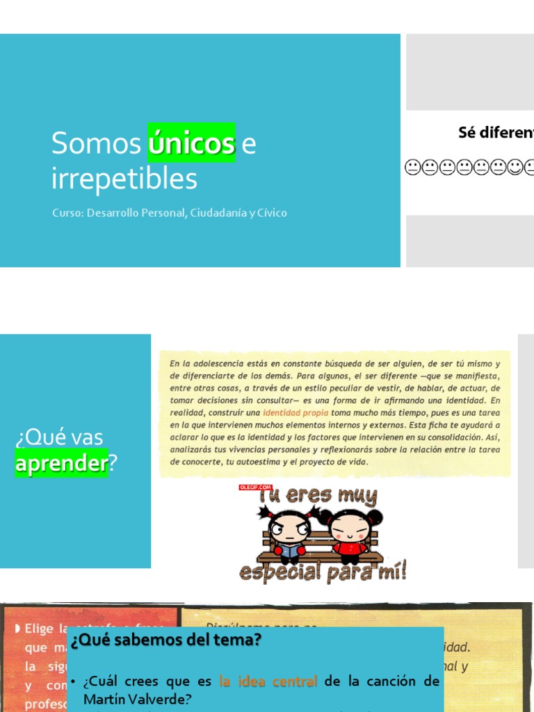 SESIÓN 08 - Somos Únicos e Irrepetibles (PFRH)