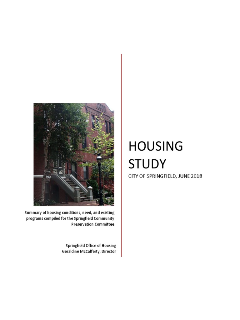Housing Study June 2018 | Download Free PDF | Affordable Housing ...