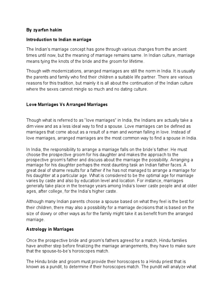 Introduction To Indian Marriage | Download Free PDF | Marriage | Family
