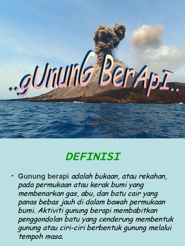 Gunung Berapi | PDF