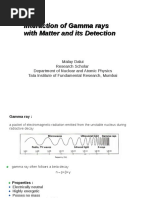 X-Ray Interaction With Matter | PDF | X Ray | Photoelectric Effect