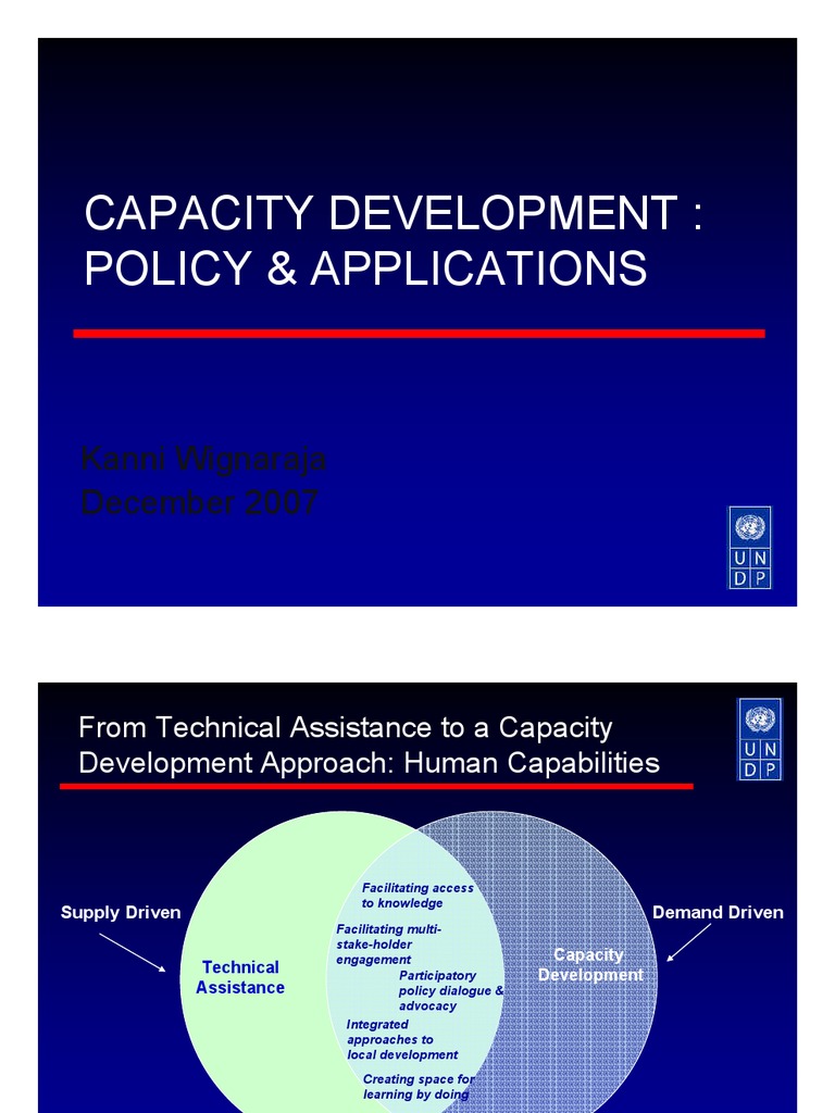 Capacity Dev | PDF | Capacity Building | United Nations Development Programme