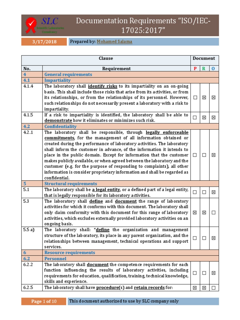Sadcas TR 14 - Sadcas Policy - Iso Iec 17025-2017 Transition | PDF ...