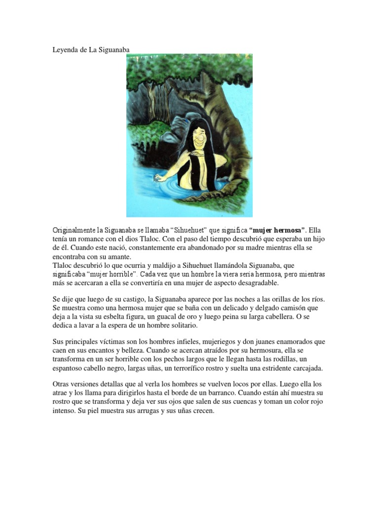 Leyenda de La Siguanaba | PDF