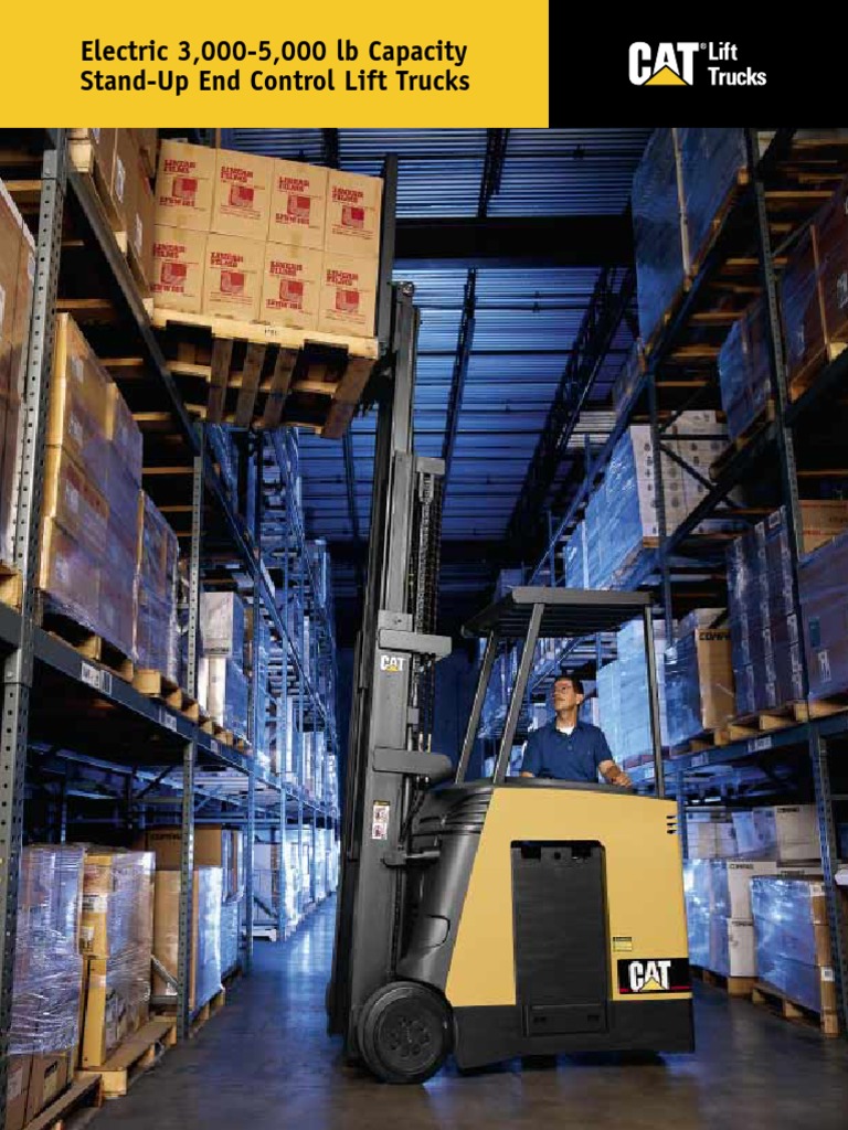 Electric 3,000-5,000 LB Capacity Stand-Up End Control Lift Trucks | PDF ...