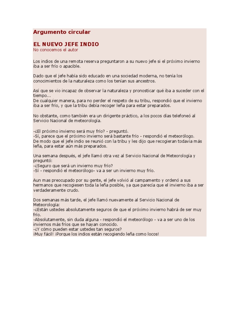 Argumento Circular | PDF